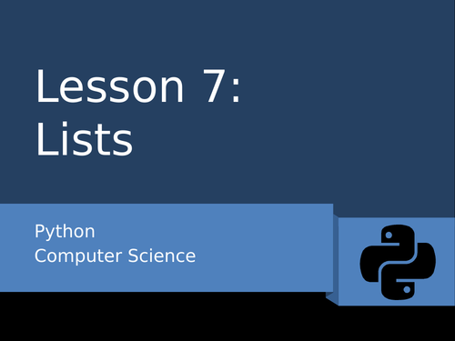 Python - Complete Unit of Work | Teaching Resources