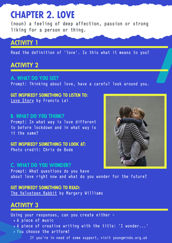 Wellbeing Journal Chapter 2: Love | Teaching Resources