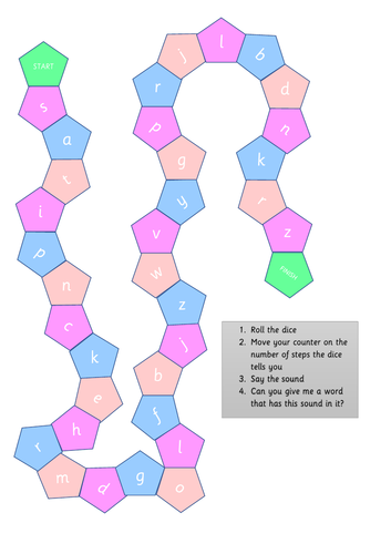 Phonics Board Game | Teaching Resources