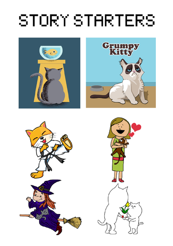 Story Starters with Cats and Dogs | Teaching Resources