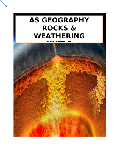 Rocks and weathering workbook - AS Geography | Teaching Resources