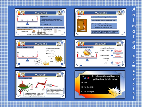 Forces - Moments Explained - Distance Learning and Homeschool for KS3 ...