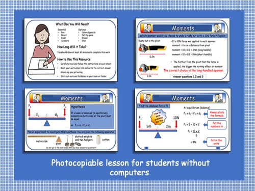 Forces - Moments Explained - Distance Learning and Homeschool for KS3 ...