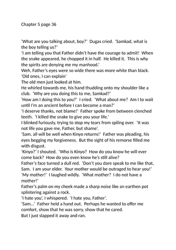 Bone Talk by Candy Gourlay the whole book resources 13 powerpoints ...