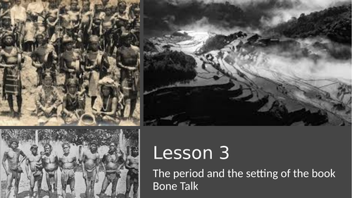 Bone Talk by Candy Gourlay the whole book resources 13 powerpoints ...