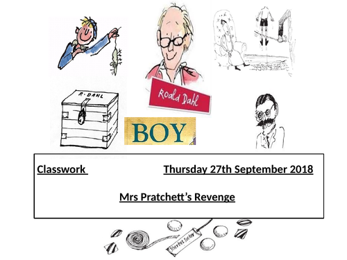 BOY by Roald Dahl Part 1 | Teaching Resources