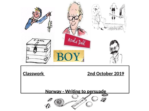 BOY by Roald Dahl Part 1 | Teaching Resources