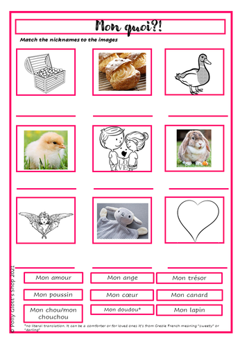 French Valentine's Day Year 9 La Saint Valentin | Teaching Resources
