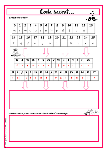 French Valentine's Day Year 9 La Saint Valentin | Teaching Resources