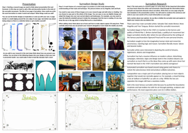 Surrealism Research Worksheet | Teaching Resources