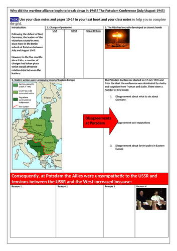 Introduction to the Cold War - GCSE History | Teaching Resources