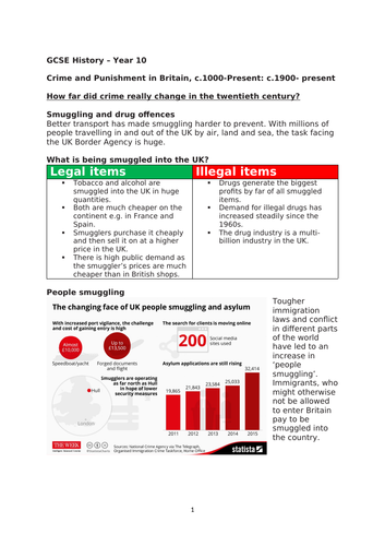 COMPLETE UNIT - Edexcel GCSE History: Crime and Punishment in Britain c ...