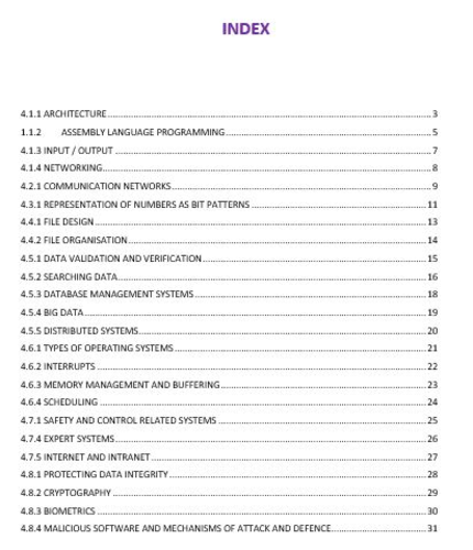 A Level Wjec Revisionassessment Computer Science E Book Unit 4 Teaching Resources 