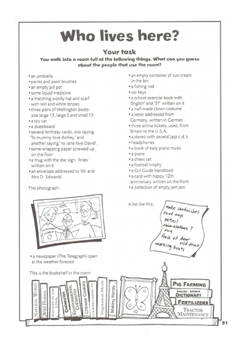 Who lives here? | Teaching Resources