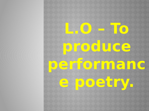 Performance Poetry KS1/KS2 Slides, Poems and Planning | Teaching Resources