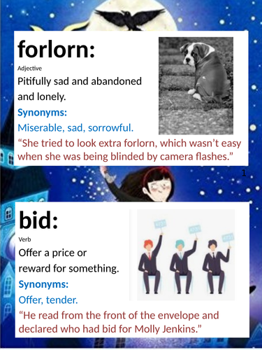 Nevermoor Big Book Of Words | Teaching Resources