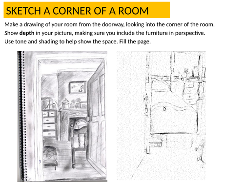 KS3 Drawing Ideas for Remote Learning | Teaching Resources