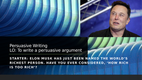 Elon Musk Persuasive Writing | Teaching Resources