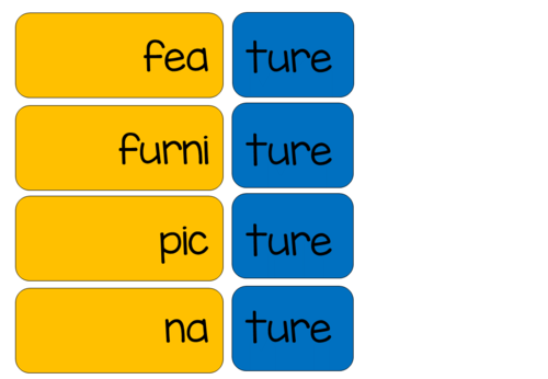 Year 3 and Year 4 (KS2) Spelling/Grammar: Suffix and word matching card ...