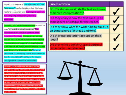 Eduqas Paper 1 Q5 Model Answer | Teaching Resources