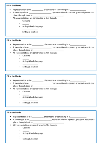 Mise En Scene SOW - Media Studies Film Studies | Teaching Resources