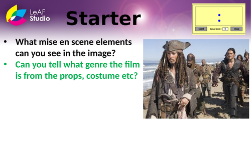 Mise En Scene SOW - Media Studies Film Studies | Teaching Resources