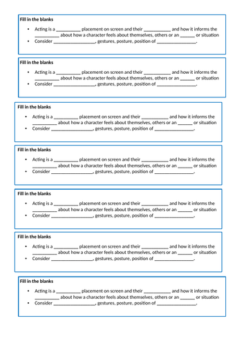 Mise En Scene SOW - Media Studies Film Studies | Teaching Resources