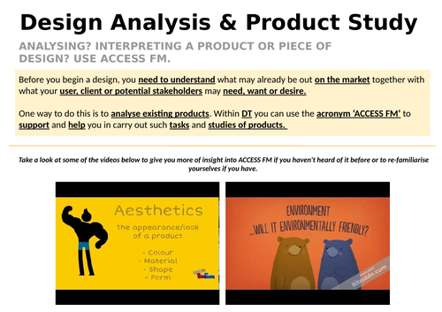 KS3 ACCESS FM | Teaching Resources