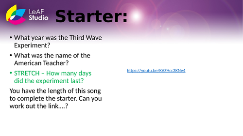 GCSE Eduqas Film Studies - The Wave SOW | Teaching Resources