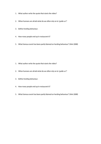 GCSE Eduqas Film Studies - The Wave SOW | Teaching Resources