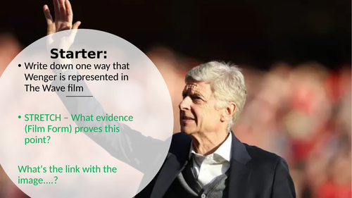 GCSE Eduqas Film Studies - The Wave SOW | Teaching Resources