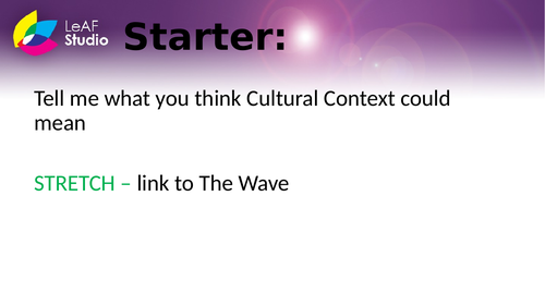 GCSE Eduqas Film Studies - The Wave SOW | Teaching Resources