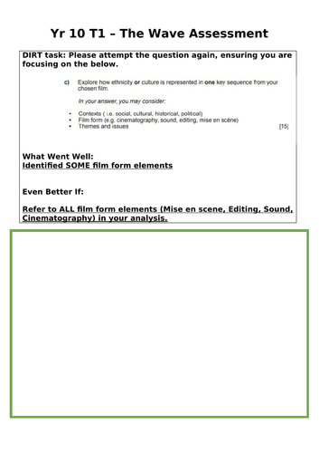 GCSE Eduqas Film Studies - The Wave SOW | Teaching Resources