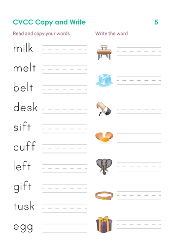 CVCC Worksheets Decode, Read and Write | Teaching Resources