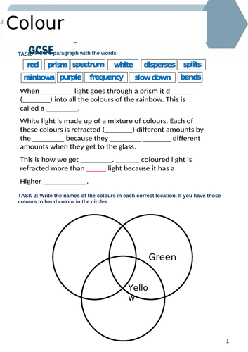 Colour | Teaching Resources