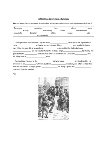 KS3 English Study - A Christmas Carol | Teaching Resources