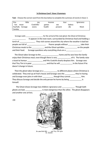KS3 English Study - A Christmas Carol | Teaching Resources