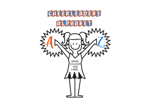 Cheerleaders Alphabet Pack | Teaching Resources