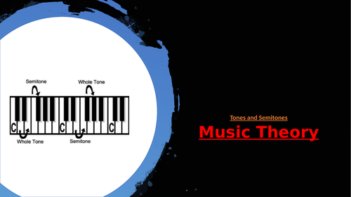 Tones and Semitones - Distance Learning - Music Theory | Teaching Resources