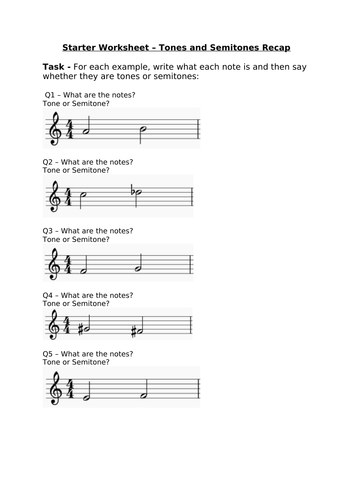 Major Scales - Distance Learning - Music Theory | Teaching Resources