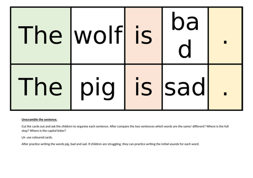 Three little pig EYFS/ KS1 writing activities | Teaching Resources