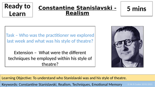 Online Learning: Practitioners SoL for KS3 Drama | Teaching Resources