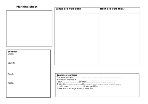 Hansel and Gretel Diary Entry Planning | Teaching Resources