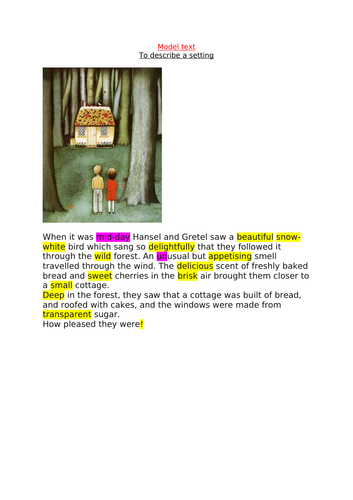 Hansel and Gretel Diary Entry Planning | Teaching Resources