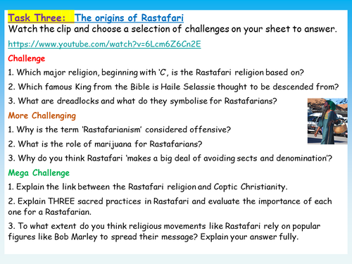 Rastafarianism | Teaching Resources