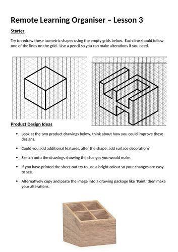 Design and Make Year 7 - Remote Learning task | Teaching Resources