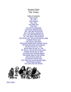 The Twits by Roald Dahl- Planning, Story and Complete Coloured Story ...