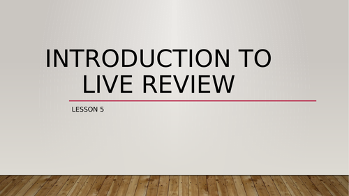 Live Theatre Review for Hamilton Live Performance | Teaching Resources