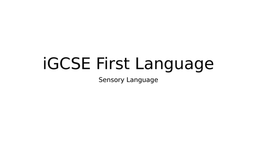 iGCSE First Language English Key Reading Skills | Teaching Resources