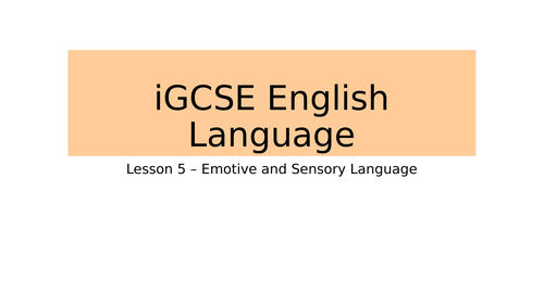 iGCSE First Language English Key Reading Skills | Teaching Resources